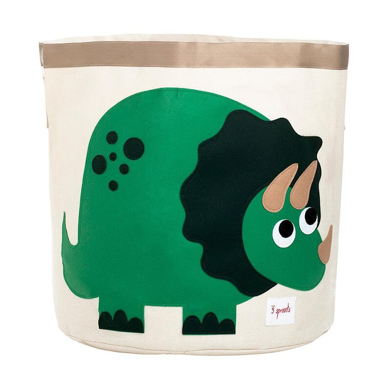 Personalized 3 Sprouts Storage Bin - Dino – Makaboo.com
