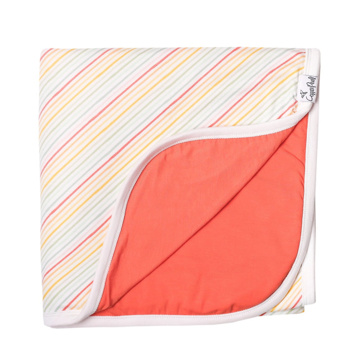 Personalized Copper Pearl 3-Layer Stretchy Quilt - Rainee – Makaboo.com